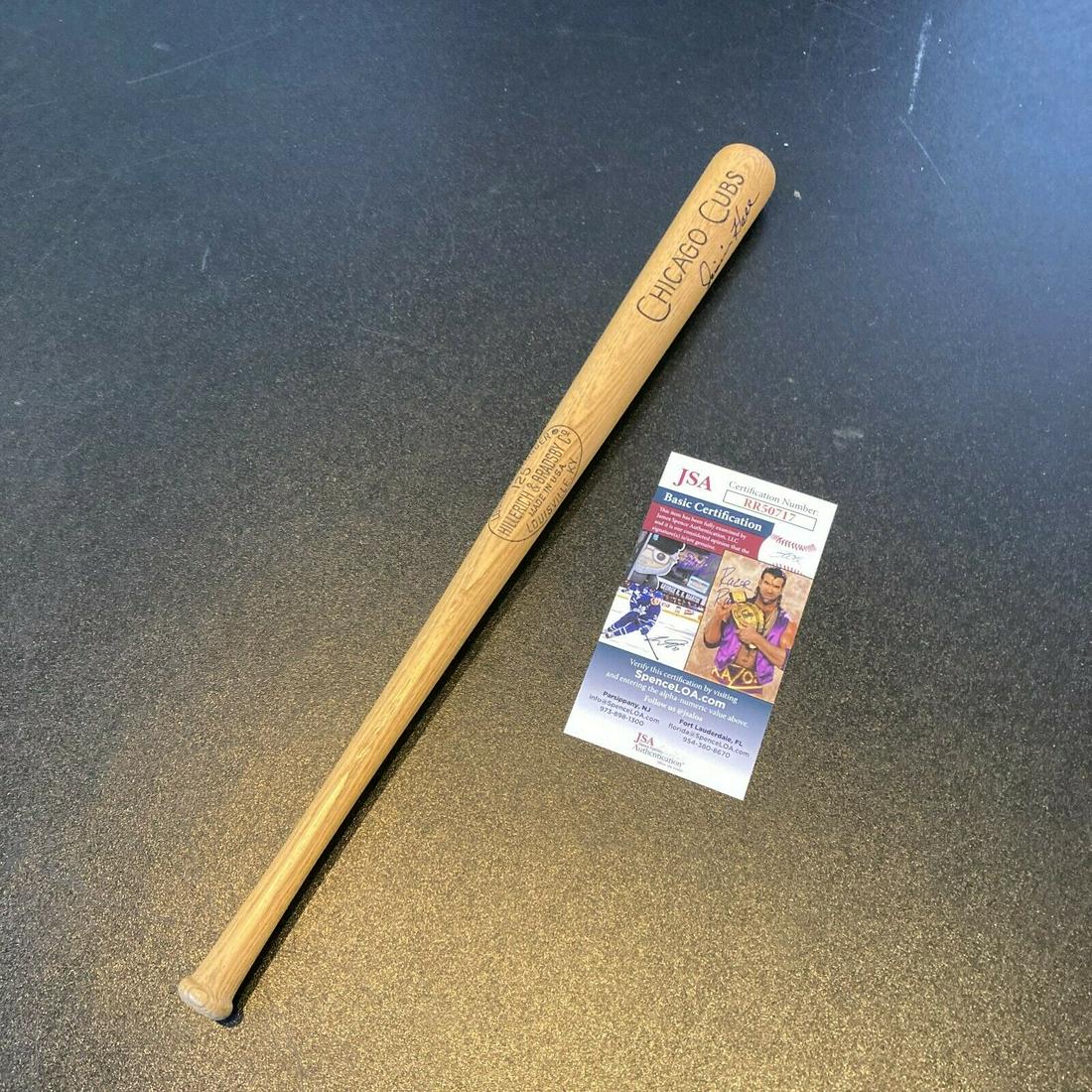 Gary Ross Signed 1960s Louisville Slugger Mini Baseball Bat Chicago ...