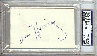 Anne Henning Signed Autograph Index Card Olympic Gold Medalist Psa/dna ...