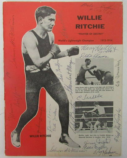 1963 Willie Ritchie "Fighter of Destiny" by Billy Mahoney Signed Book (#0446M) on May 10, 2022 ...