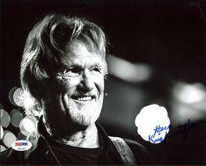 Kris Kristofferson Signed 8x10 Photo Autographed Psa/dna