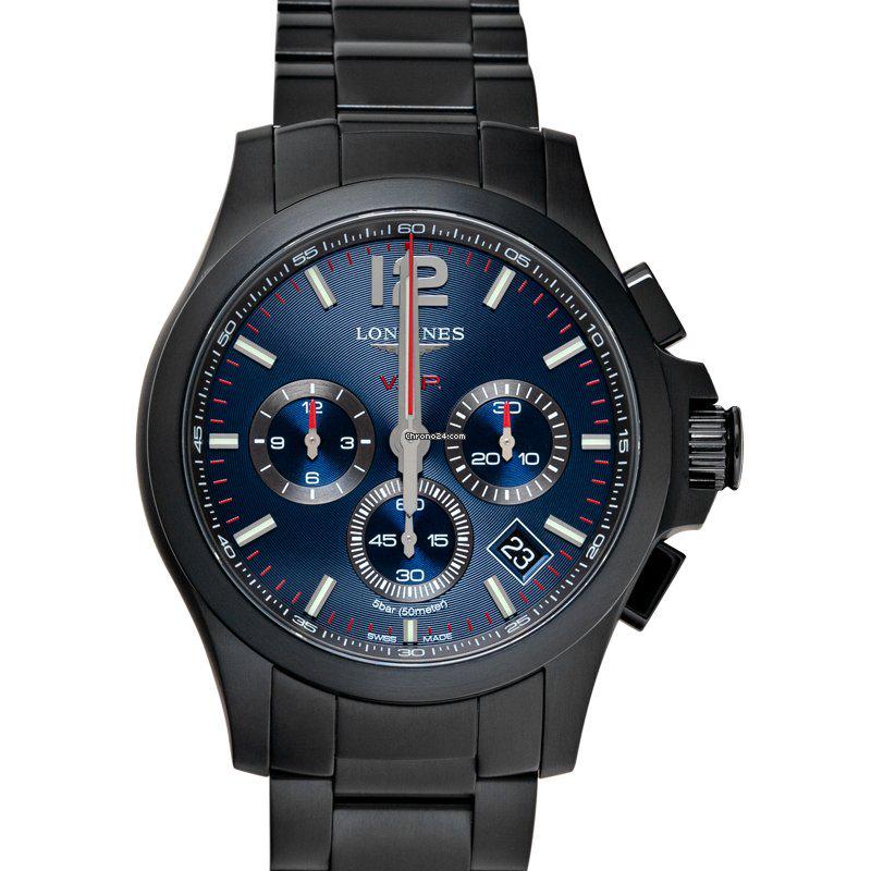 Longines Conquest VHP Chronograph Quartz Blue Dial Men's Watch ... Longines Conquest VHP Chronograph Quartz Blue Dial Men's Watch ...