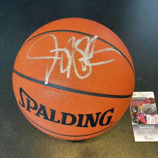 Jerry Stackhouse Signed Spalding Official Game Basketball With JSA ...