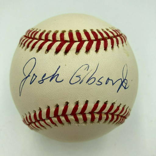 Josh Gibson Jr. Signed Official Major League Baseball Negro League Legend - May 25, 2022 | Mynt ...