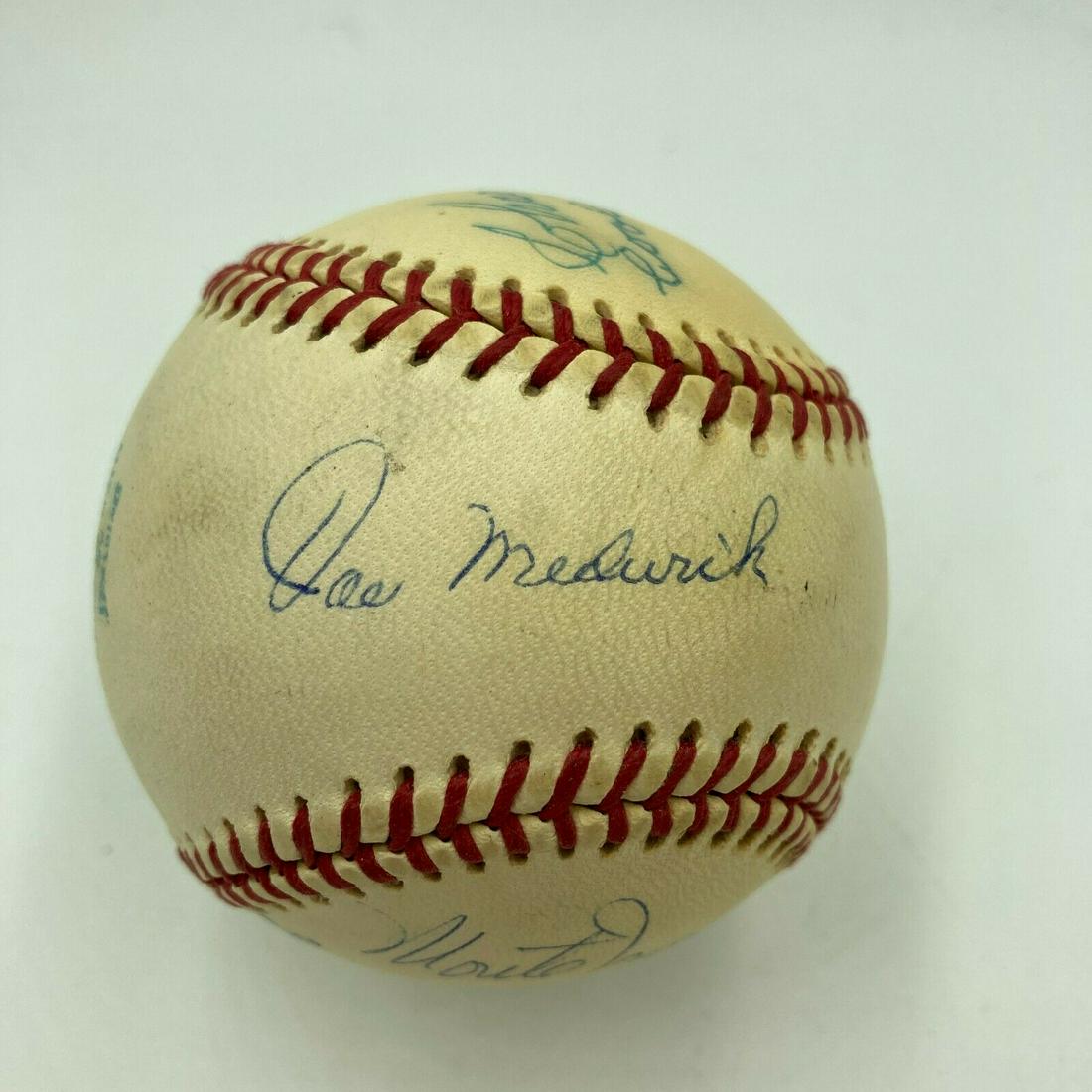 Joe Medwick Sweet Spot Hall Of Fame Multi Signed American League ...