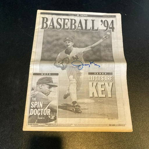 Jimmy Key New York Yankees Signed Autographed 1994 (#1106N) on May 28 ...