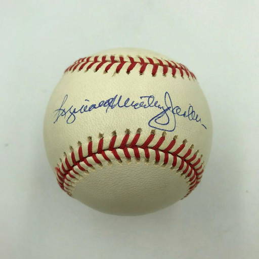 Reggie Reginald Martinez Jackson Full Name Signed Major League Baseball