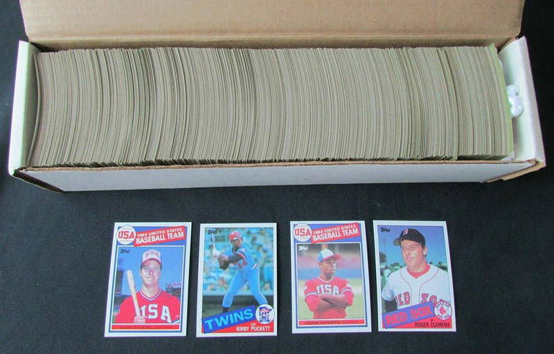 1985 Topps Baseball Complete Set (792) Mcgwire Clemens Puckett Rookies