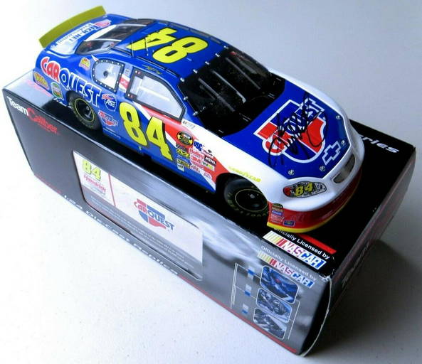 Kyle Busch Signed Autographed Diecast Car Nascar 1:24 Carquest #84 Jsa ...