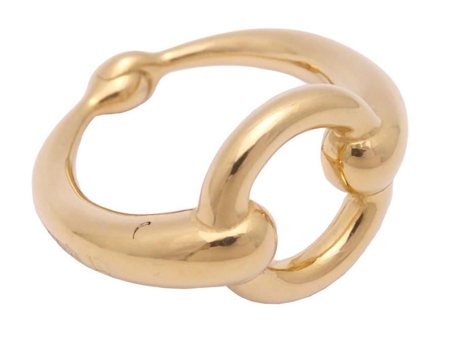 Hermes Scarf Ring Gold