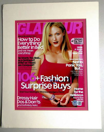 Jewel Signed Autographed Magazine Cover Photo Glamour Bas Bb59592