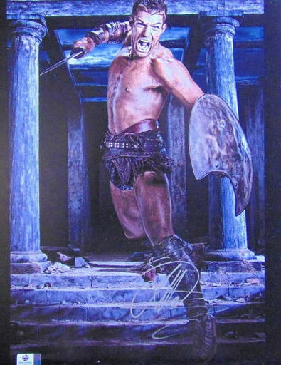 Liam McIntyre Signed Autographed 11X14 Photo Spartacus Sword and Shield ...