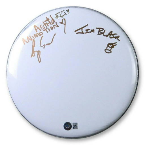 Animotion Band Signed Autographed 10" Drumhead Astrid Plane Wadhams Bas Loa