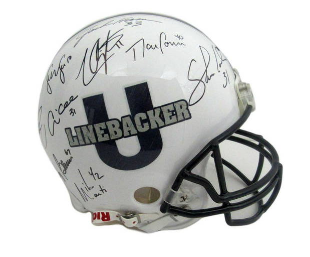 Penn State/psu Multi Signed Linebacker U Lbu Full Size Proline Helmet Jsa