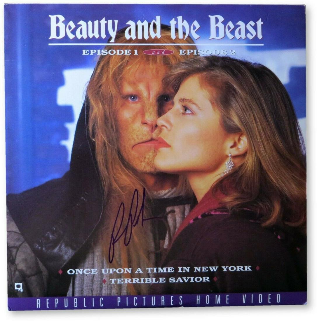 Ron Perlman Signed Autographed Laserdisc Cover Beauty and the Beast JSA ...
