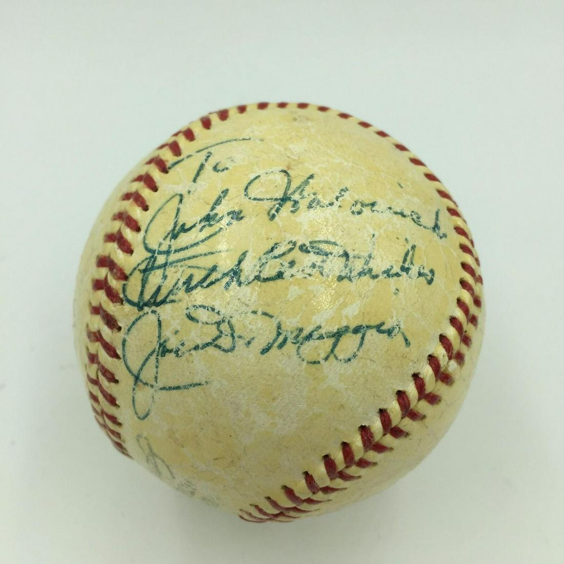 1960 Joe Dimaggio Single Signed American League (Joe Cronin) Baseball ...