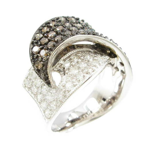 750bg 750wg Diamond Ring