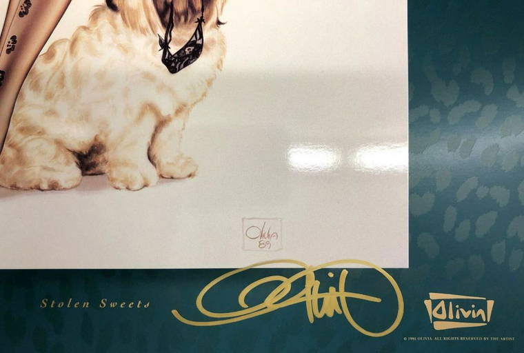 Olivia De Berardinis Rhonda Ridley Stolen Sweets Signed By Both Custom ...