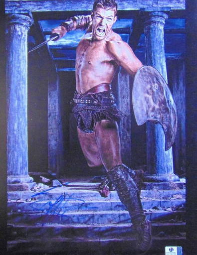 Liam Mcintyre Signed Autographed 11x14 Photo Spartacus Sword And Shield