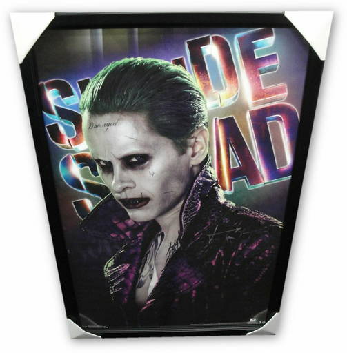 Jared Leto Hand Signed Autographed Movie Poster Custom Framed Suicide Squad