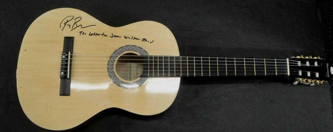 Ray Benson Hand Signed Autographed Auto Guitar Asleep At The Wheel Jsa
