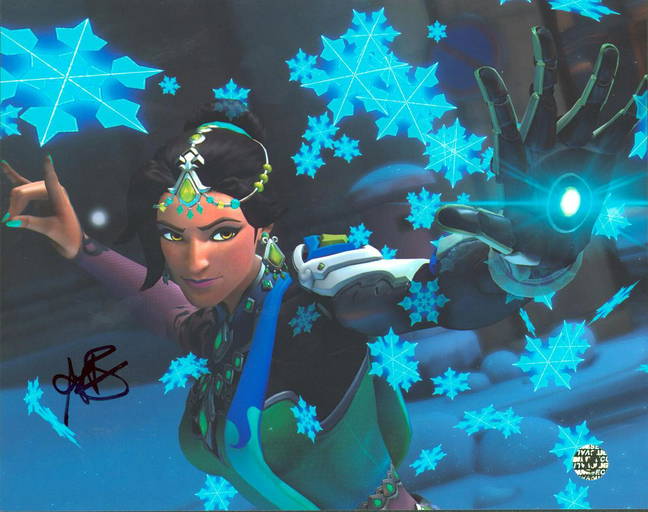 Anjali Bhimani Overwatch Signed 8x10 Photo Autographed Wizard World 5