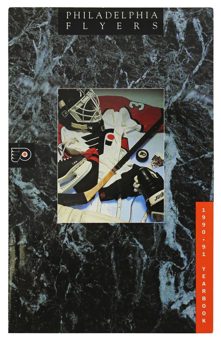 Flyers 1990 91 Philadelphia Flyers Yearbook Un Signed #1990 91yearbookphi