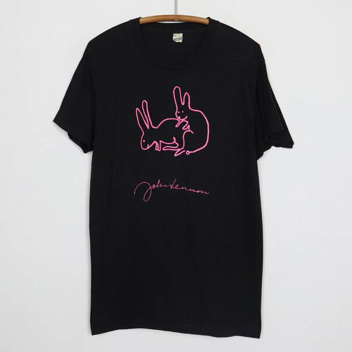 Vintage 1980s John Lennon Two Rabbits Shirt - Dec 16, 2022 | Mynt ...
