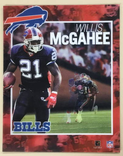 Buffalo Bills Willis McGahee Lenticular Image 8x10 in Size (#0525M) on ...