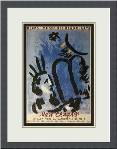 Marc Chagall Moses Ii Custom Framed Print