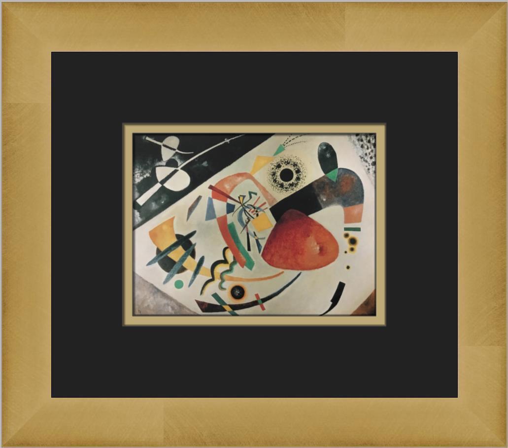 Wassily Kandinsky Red Spot II Custom Framed Print (#0802M) on Dec 23 ...