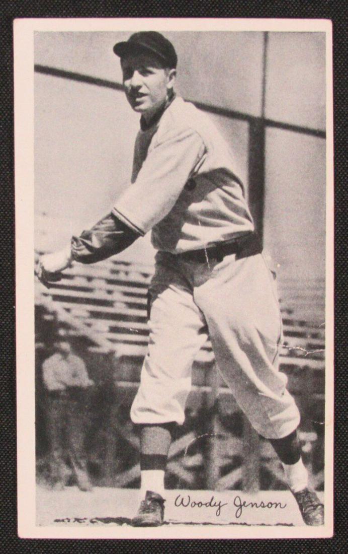 1936 National Chicle Baseball Fine Pen Premium R313 Woody Jensen Pirates
