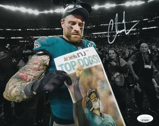 Chris Long Philadelphia Eagles Signed/autographed 8x10 Photo Jsa 157529