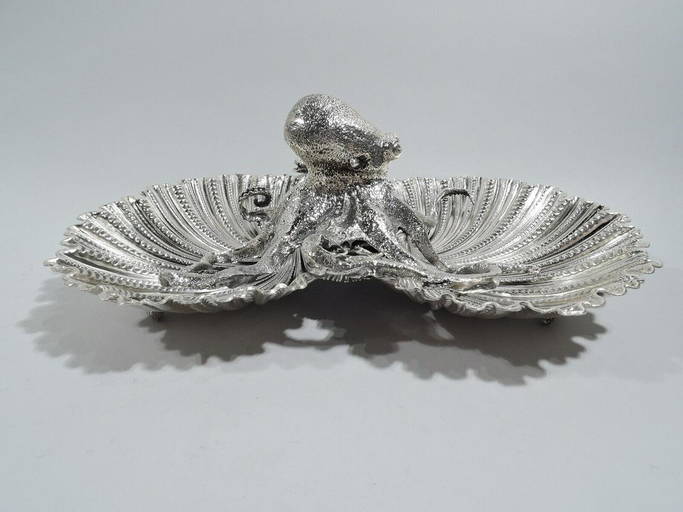 Buccellati Bowl - Octopus Shell Serving Centerpiece - Italian Sterling ...