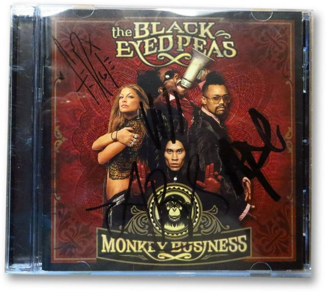 Fergie/ Will.i.am/taboo/apl.de.ap Signed Autographed Cd Black Eyed Peas