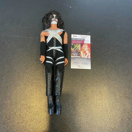 Peter Criss Kiss Signed Vintage Mego Catman Action Figure Jsa Coa