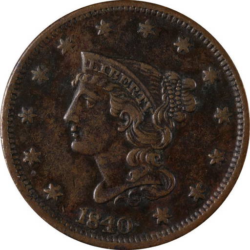1840 Large Cent (#0581G) on Jan 12, 2023 | Mynt Auctions in NY