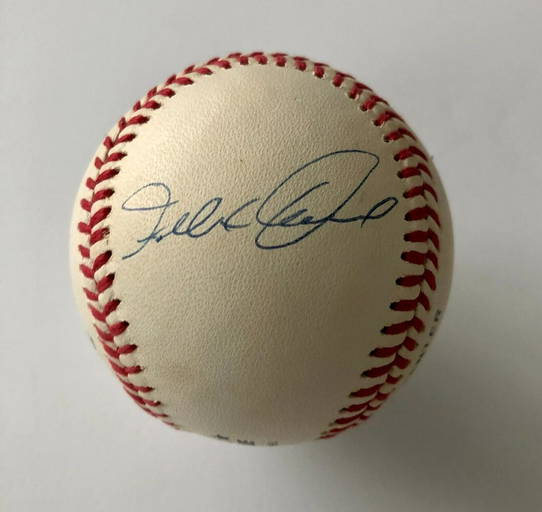 Felix Jose (cardinals) Signed National League Baseball (white) (vm)
