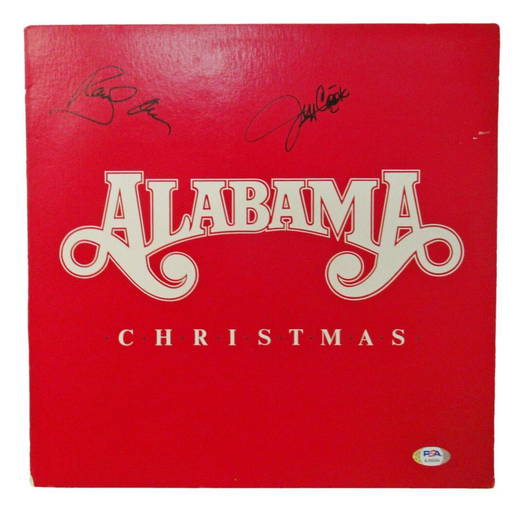 Alabama Signed Autographed Christmas Album Jeff Cook Randy Owen Psa/dna ...