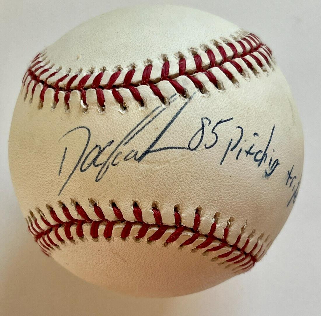 Dwight "doc" Gooden Signed "'85 Pitching Triple Crown" Signed N.l. Baseball