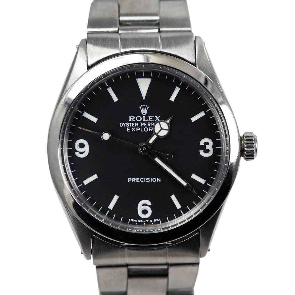 Rolex Explorer vintage Stainless Steel Wristwatch - Feb 09, 2023 | Mynt ...