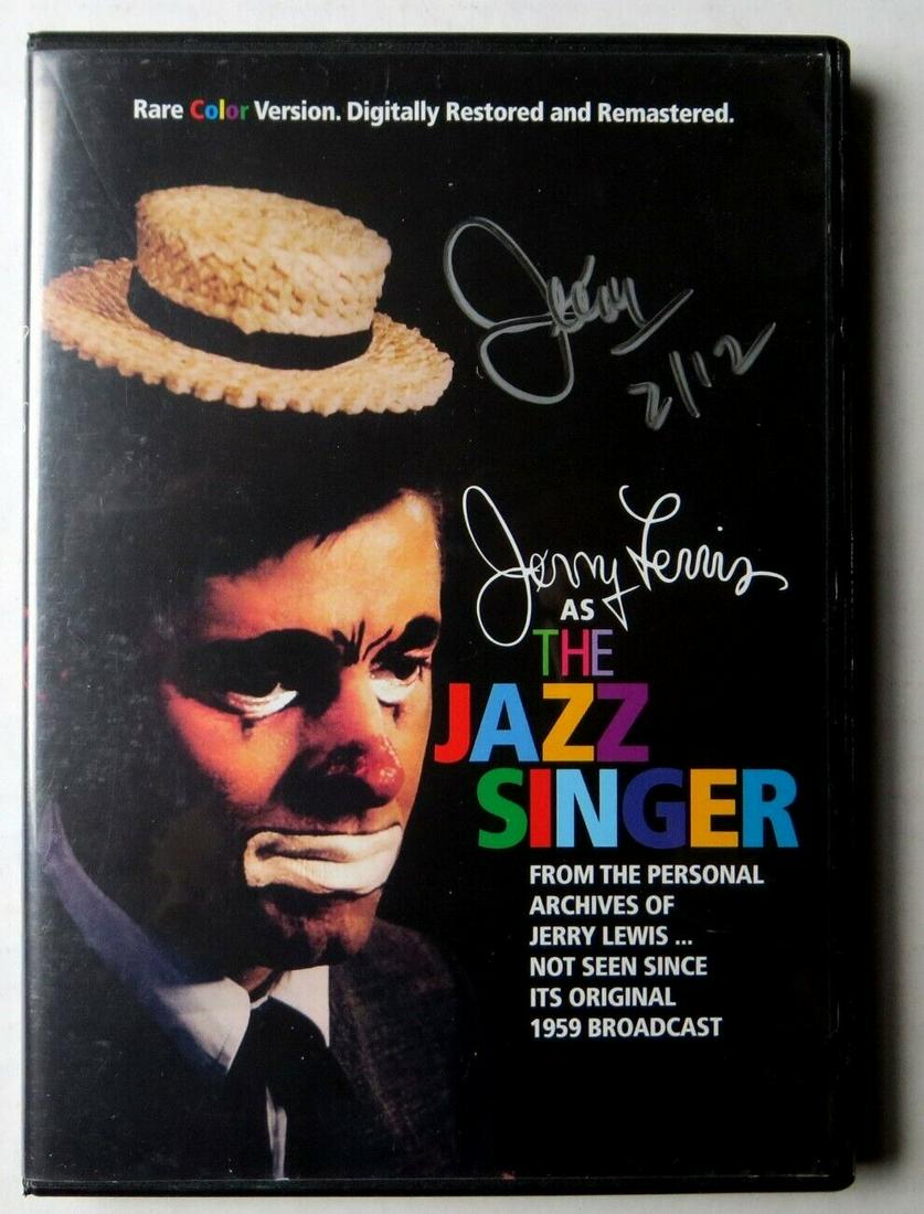 Jerry Lewis Signed Autographed Dvd Cover The Jazz Singer Psa