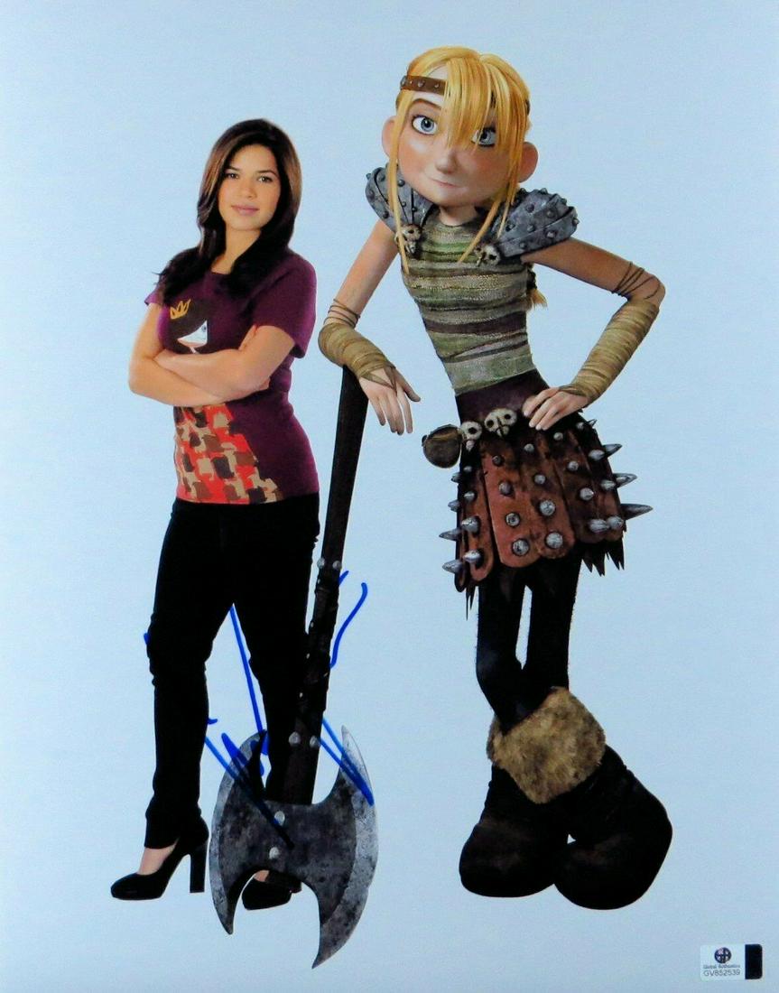 America Ferrera Signed Autographed 11x14 Photo How To Train Your Dragon