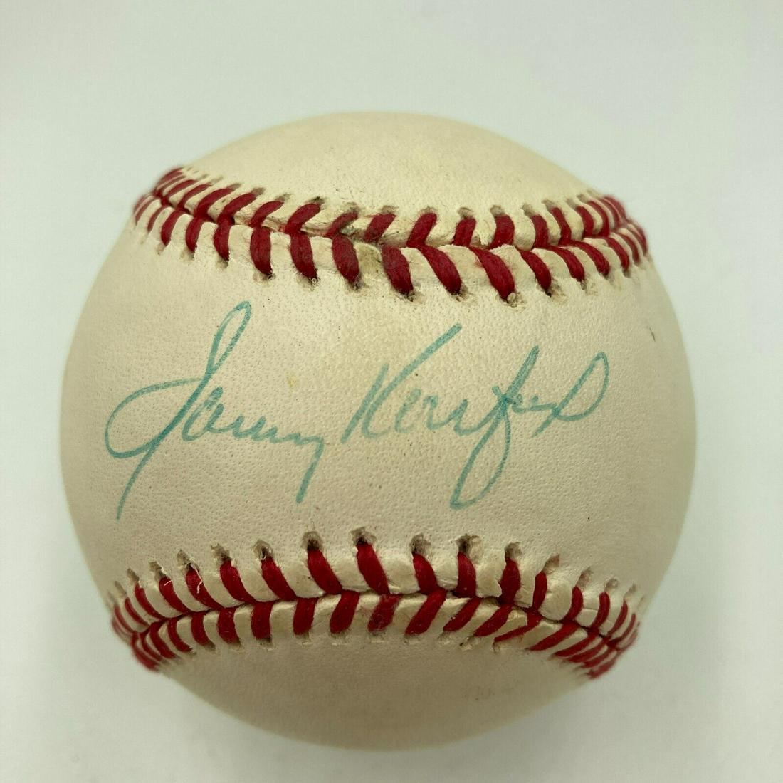 Sandy Koufax Signed Official National League Baseball With Jsa Coa