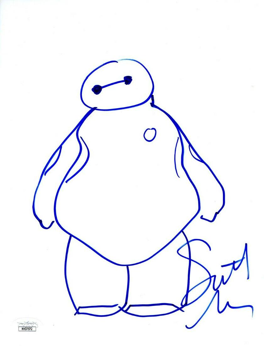 Scott Adsit Signed Autographed 11X8.5 Sketch Big Hero 6 JSA - Mar 09 ...