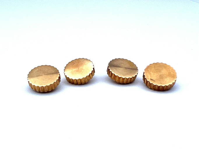 Shreve & Co Set Of 4 18k Yellow Gold Buttons