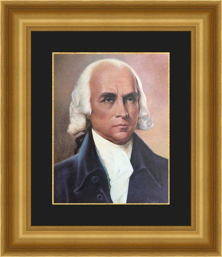 United States President James Madison Print Custom Framed Print