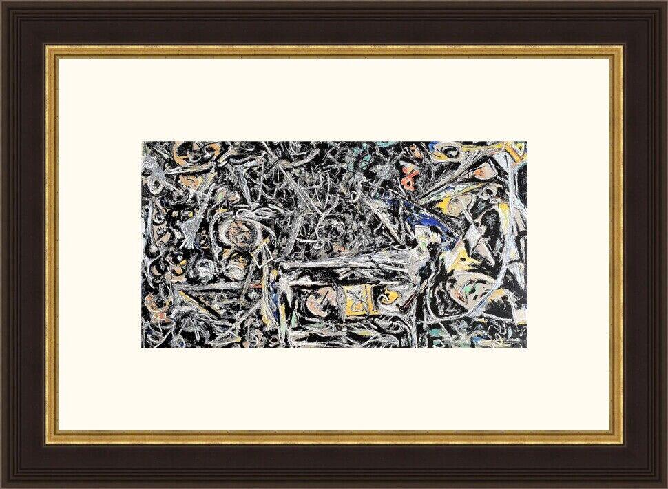 Jackson Pollock Night Mist Newly Custom Gallery Framed - Mar 20, 2023 | Mynt Auctions in NY