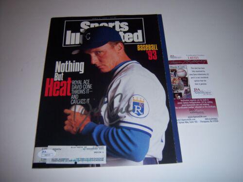 David Cone Kansas City Royals Cy Young Jsa/coa Signed Sports Illustrated