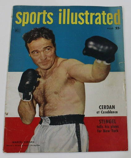 Marcel Cerdan Dell Sports Illustrated March 1949 Boxing Champ D:1949 68771