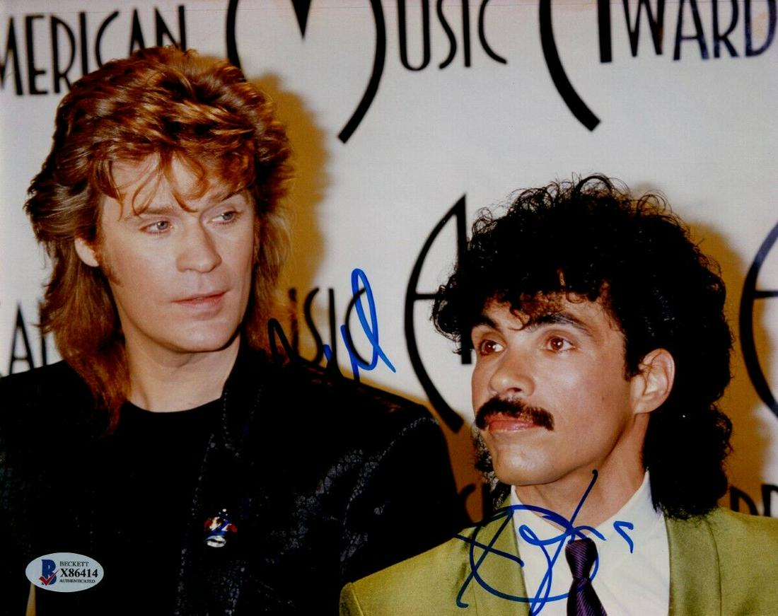 Daryl Hall John Oates Signed Autographed 8X10 Photo AMA Awards BAS ...
